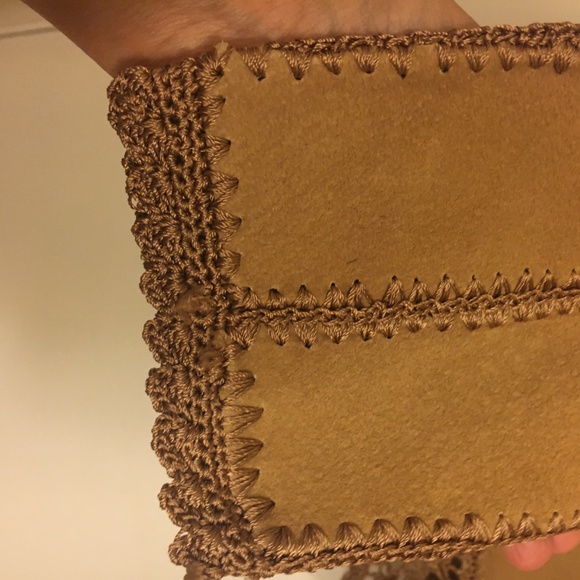 Carducci Jackets & Coats | Vintage Carducci M Suede Jacket W Crochet ...